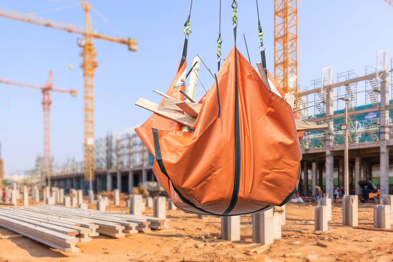 Heavy Duty Debris Tarp For Site Cleanup | Debris Shield